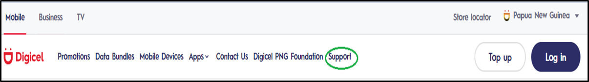 Visit our Help Center – Mobile - PNG